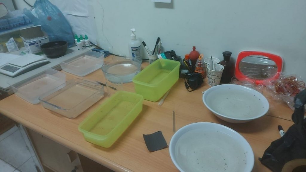 UJI EFIKASI TEMEPHOS SEBAGAI LARVASIDA AEDES AEGYPTI SKALA LABORATORIUM ...